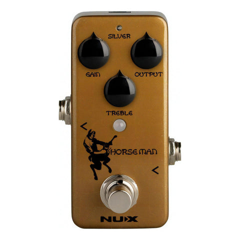 Pedal Nux Nod-1 Horseman Overdrive Para Guitarra Eléctrica Dorado ...